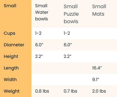 Sizing guide